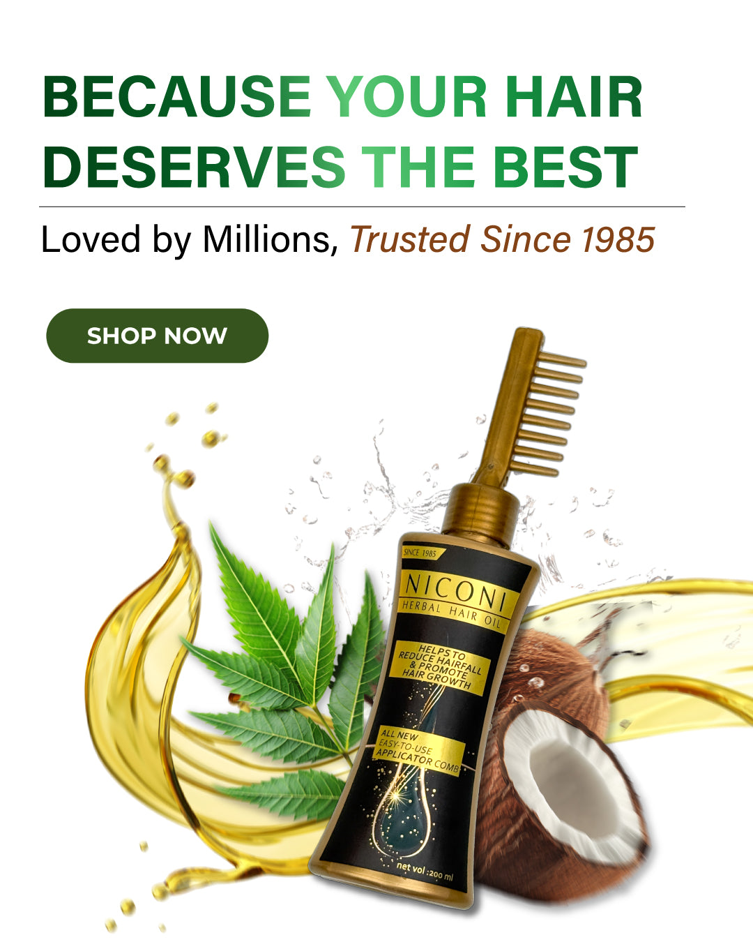 NICONI | Skincare & Haircare products | Dermatologically tested