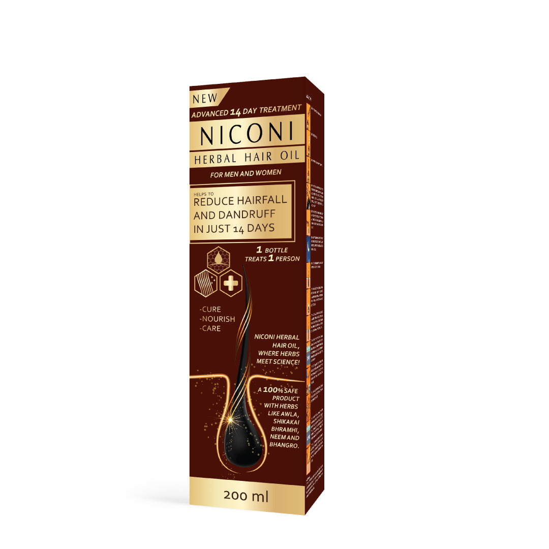 Niconi Herbal Hair Oil For Men and Women (200ml) freeshipping - NICONI